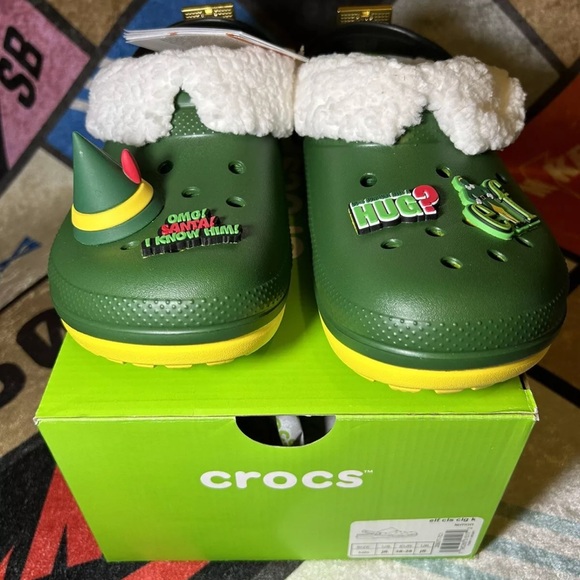 CROCS | Shoes | Crocs X Buddy The Elf Size J6 In Green | Poshmark